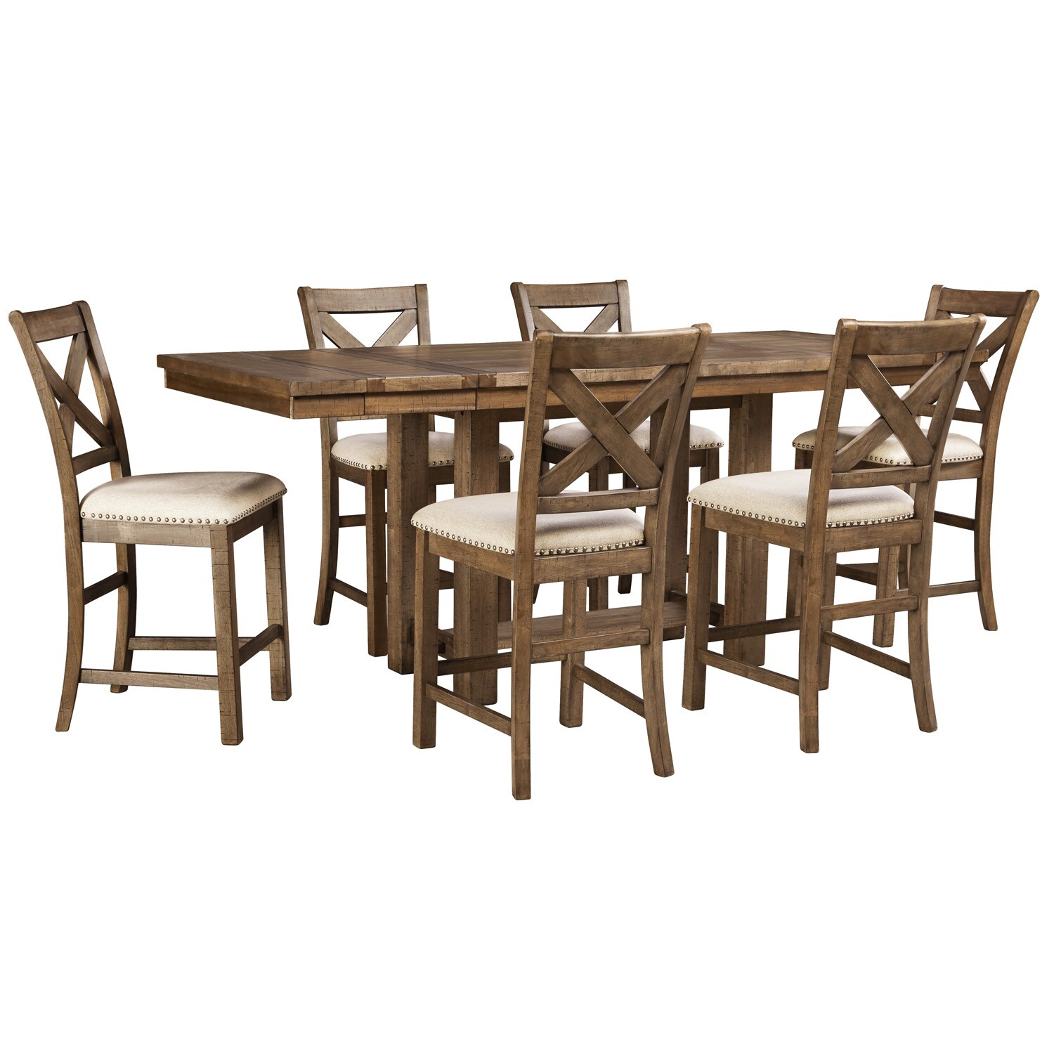 Mayfair 7-Pc. Counter Height Dining Set | WG&R Furniture